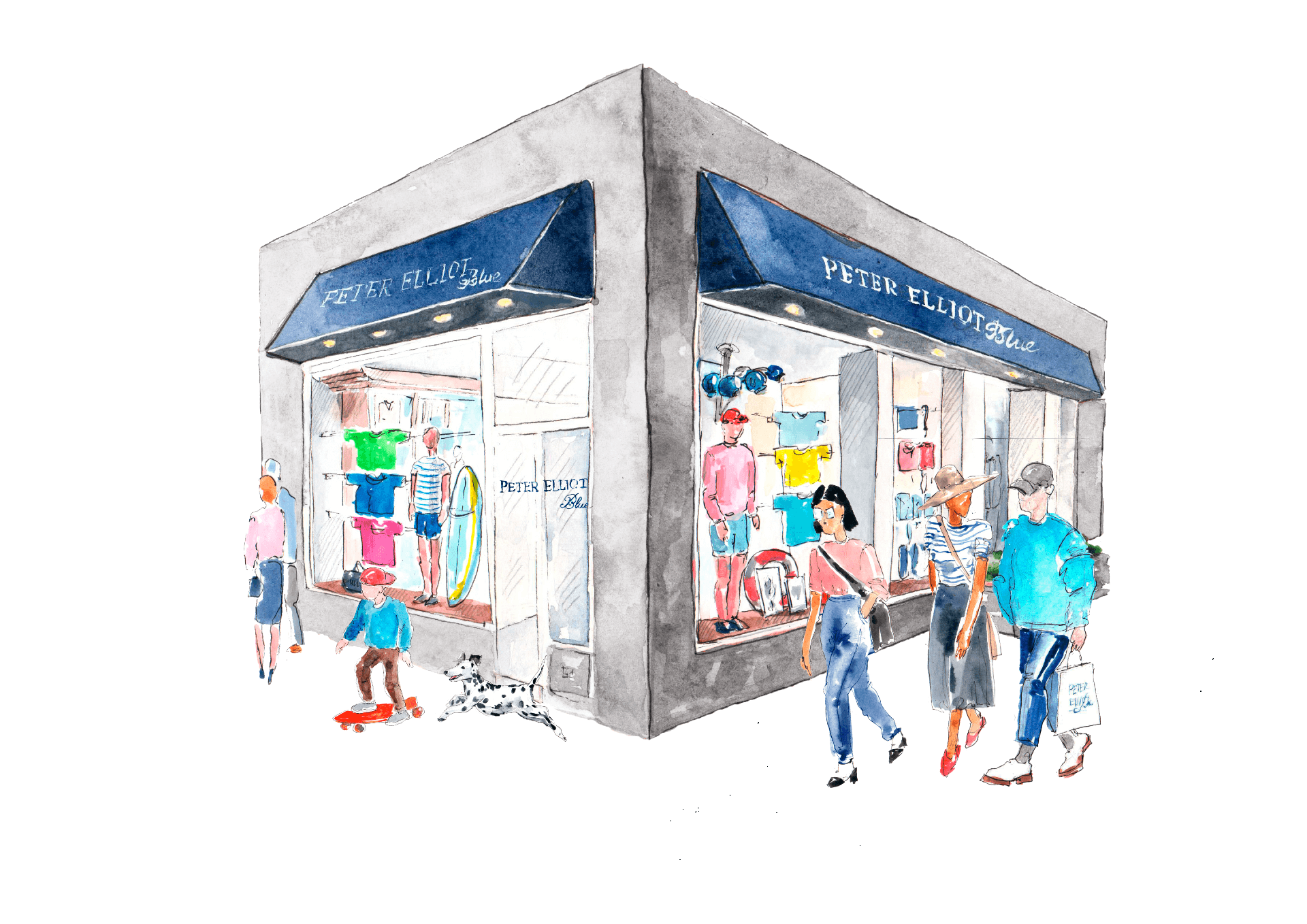 Peter Elliot Blue | Luxury Fashion