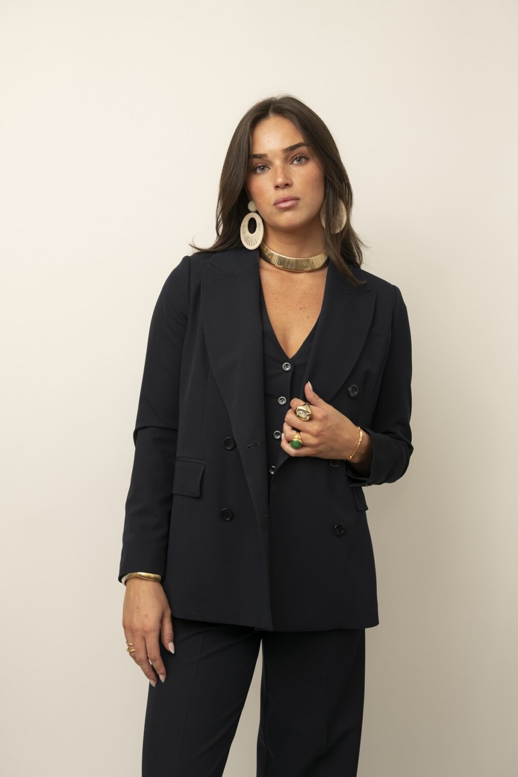 The Woven Blazer - Peter Elliot Blue
